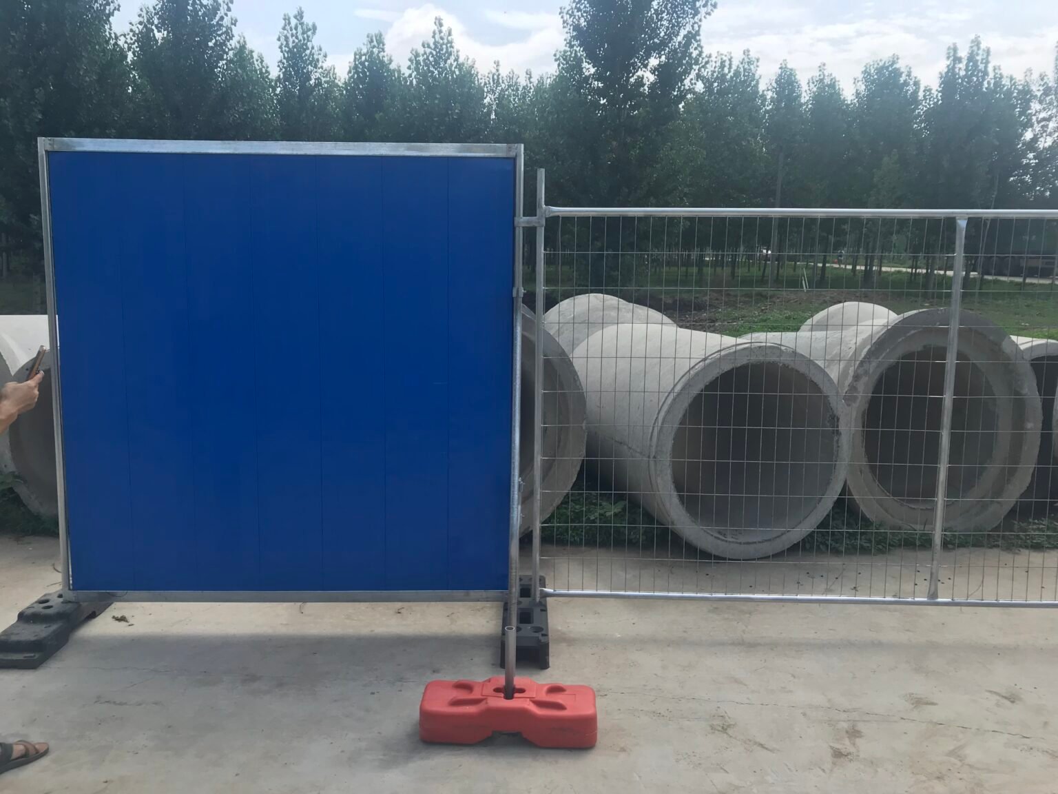 used temporary fencing